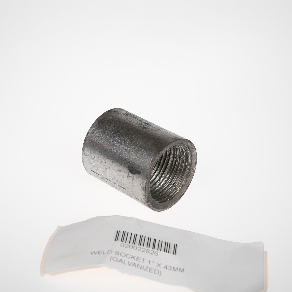 WELD SOCKET 1" X 43MM (GALVANIZED) - GVZ Glasshouses